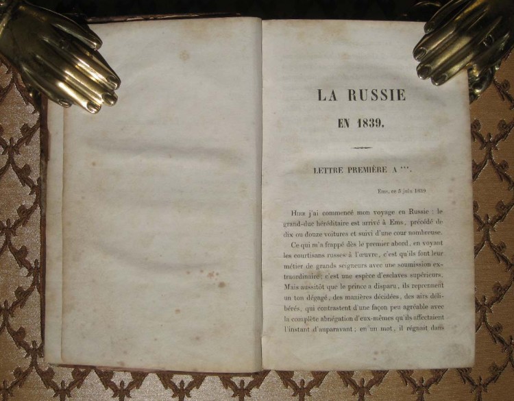 Россия в 1839 году. Запрещенная книга!
